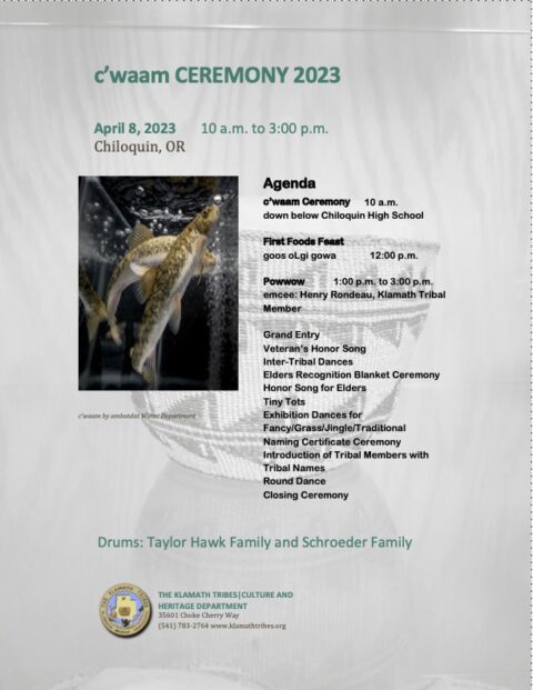 34th C’WAAM CEREMONY | Klamath Tribes