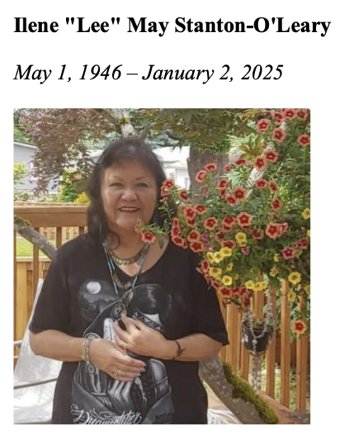 In loving memory, Ilene “Lee” May Stanton-O’Leary | Klamath Tribes